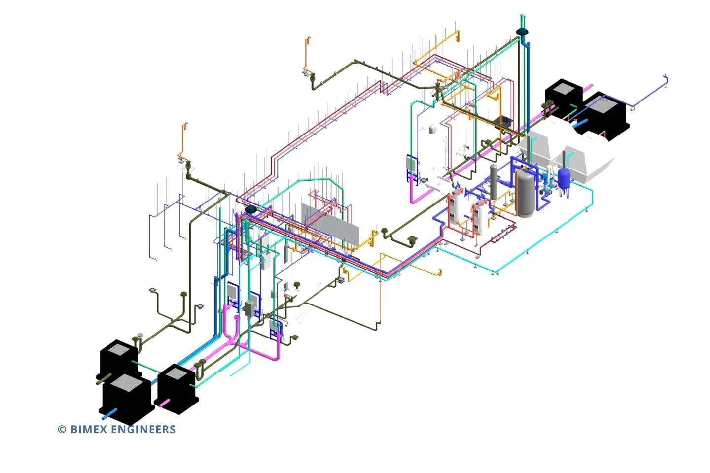 Residential Plumbing Design Pex Plumbing System Designs With Labeled
